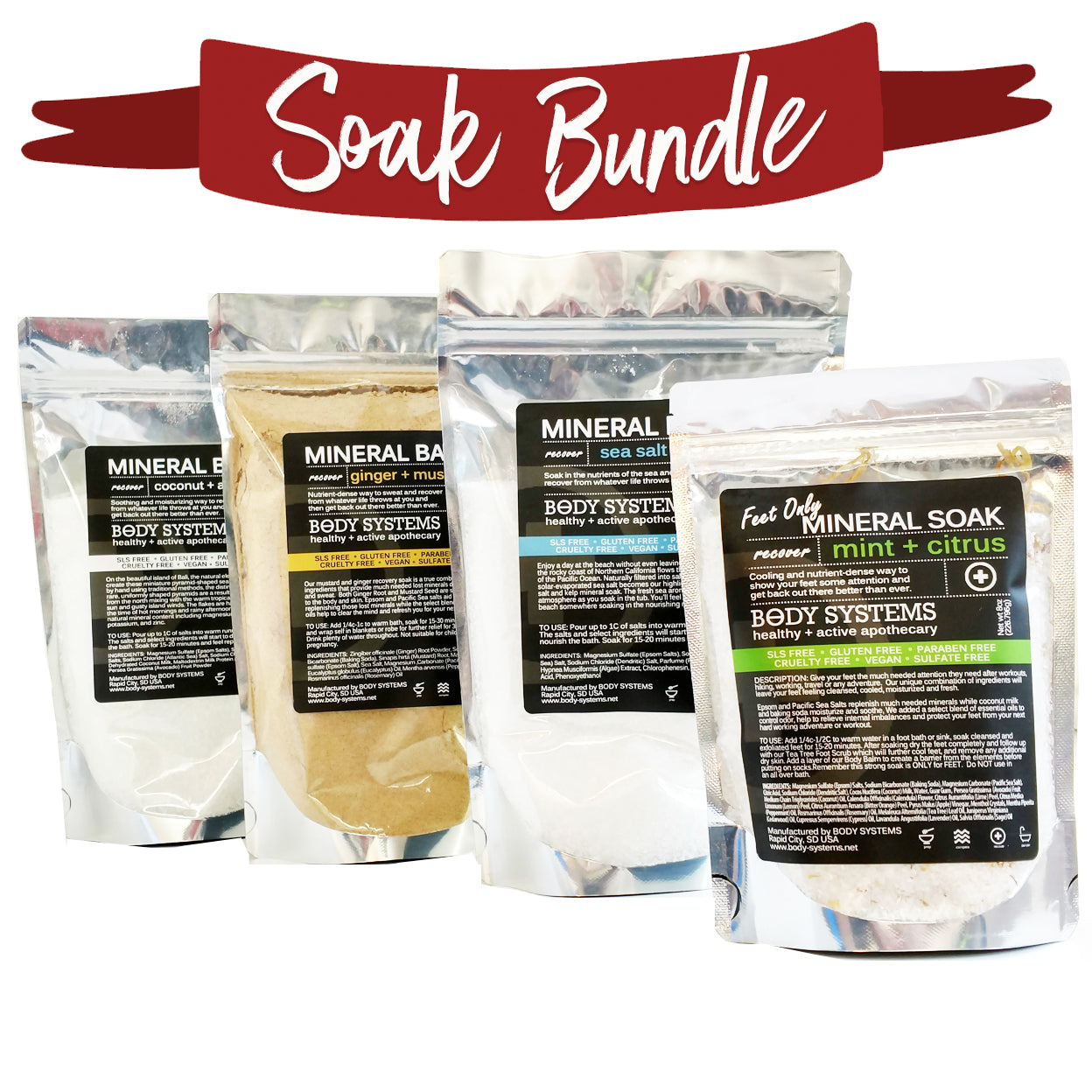 Soak Bundle – Body Systems Skincare